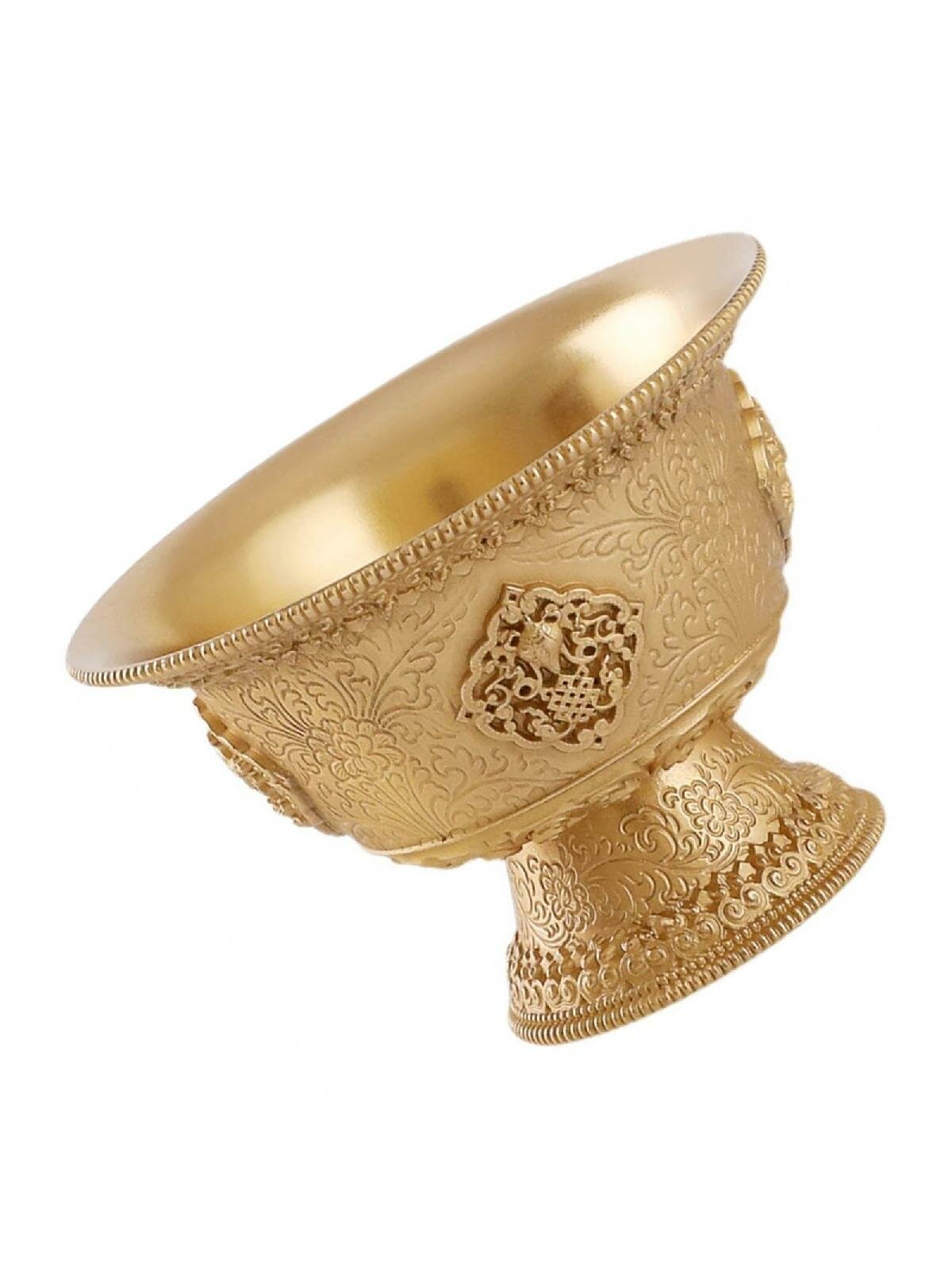 Латунная чашка для молитвенных церемоний, подходящая для медитаций и религиозных церемоний