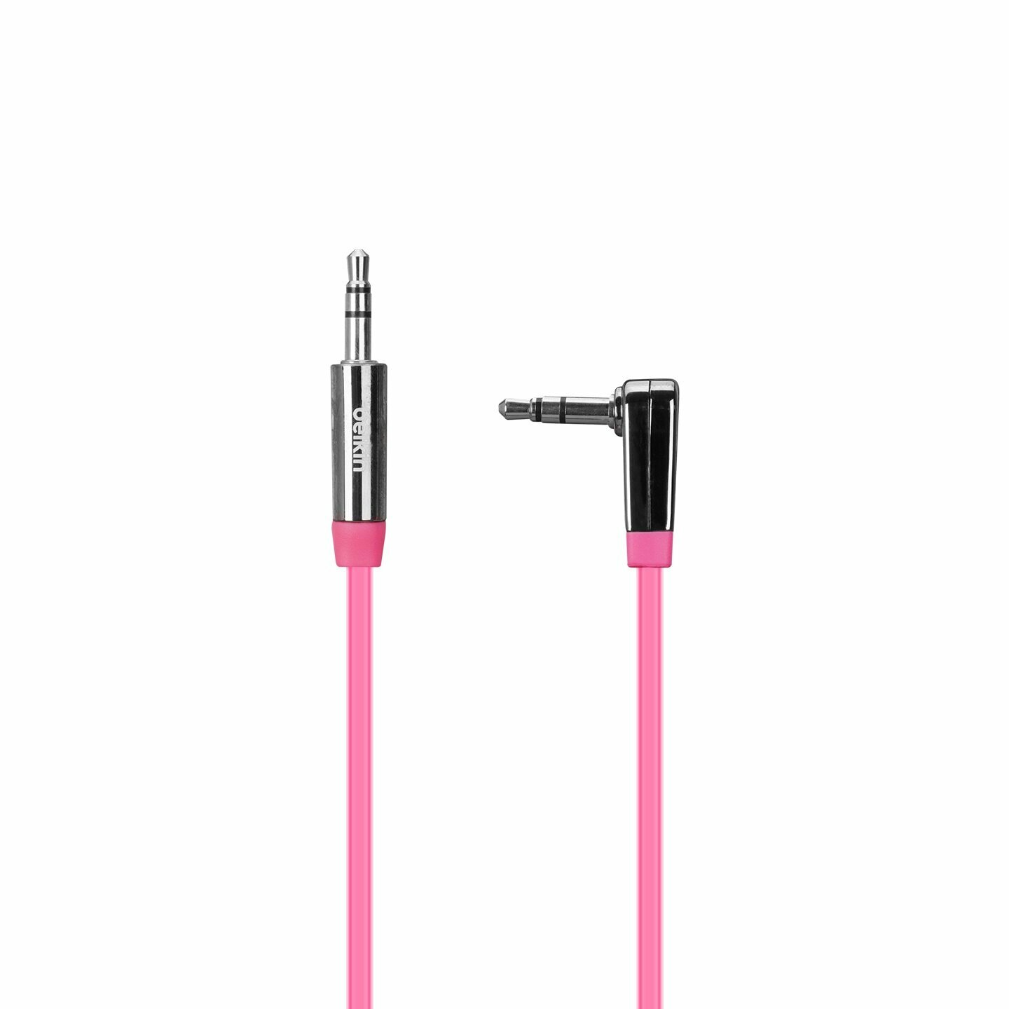 Кабель Belkin Jack 3.5 папа/Jack 3.5 папа угловой 0,9м розовый (AV10128CW03-PNK)