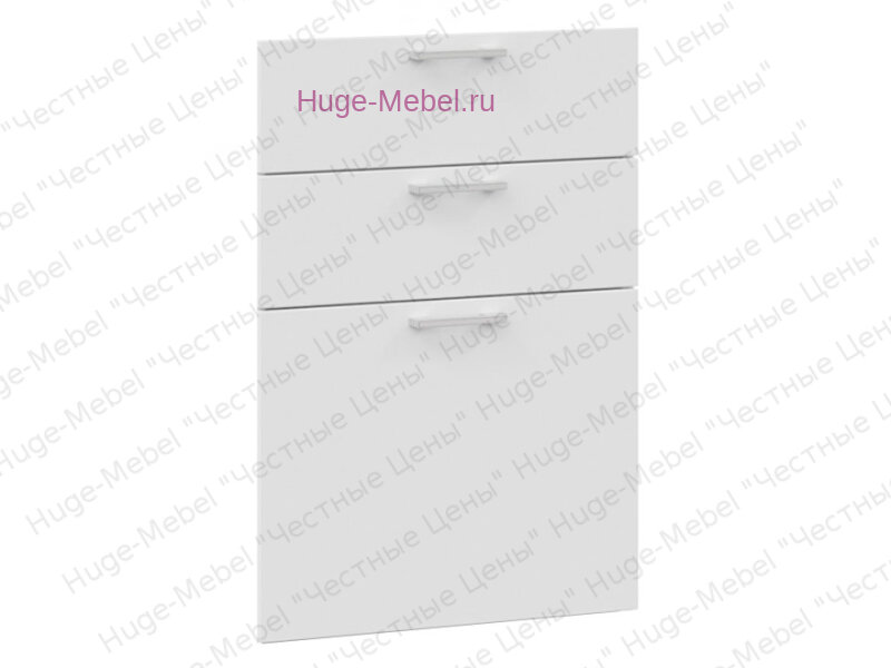 Кухонный фасад Ф-33 софт вайт (Катрин) Huge Mebel . Ширина 496 Высота 702. Кухонные фасады