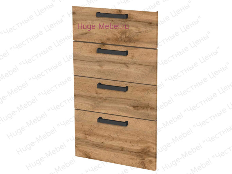 Кухонный фасад Ф-24 дуб вотан (Пасаденна) Huge Mebel . Ширина 396 Высота 698. Кухонные фасады