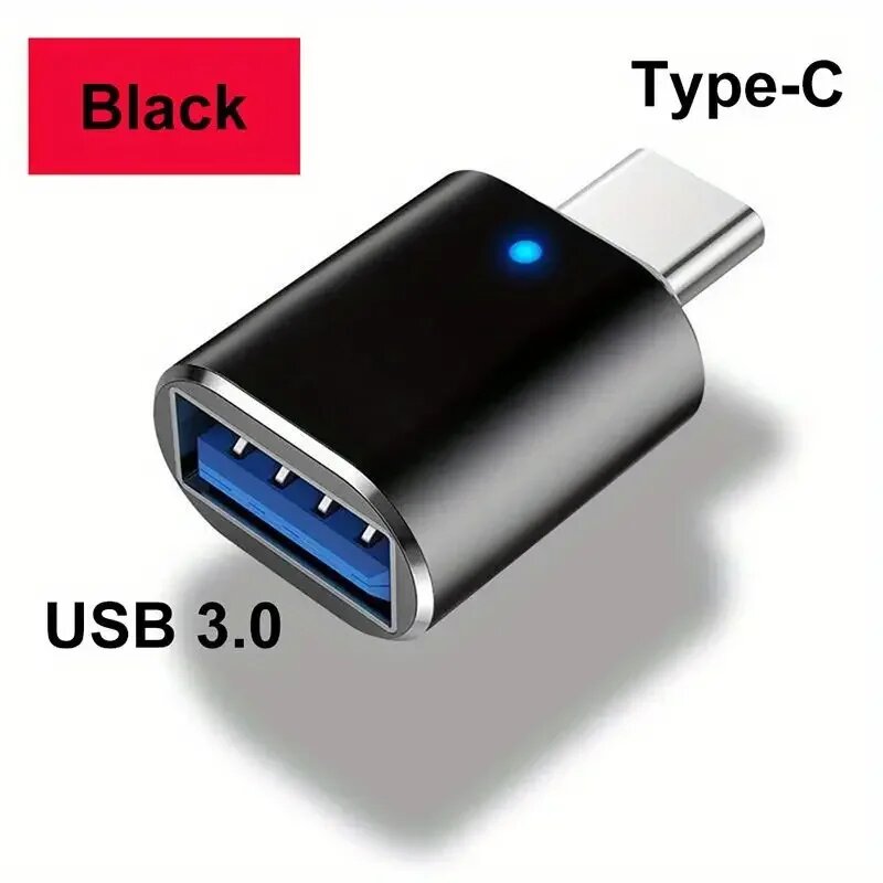 Разъем Адаптера OTG Type C USB C К USB 3.0 Для Macbook Pro Xiaomi Huawei — Конвертер Устройства Чтения Флэш-накопителей