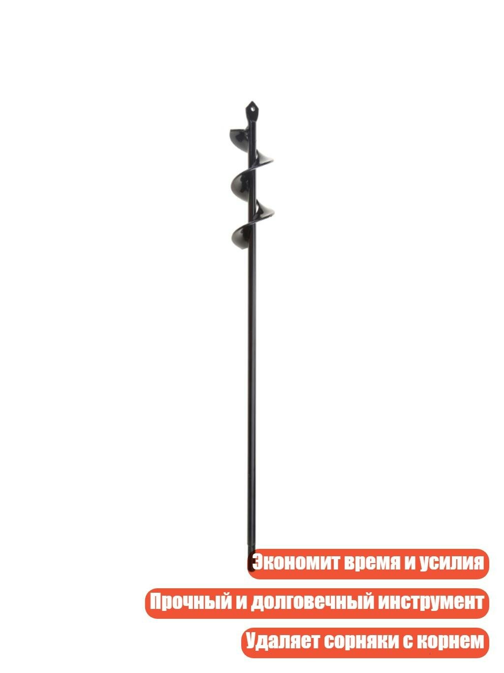 Садовый бур для посадки растений, 40ммх450мм