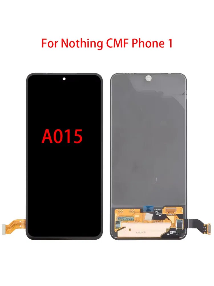 Дисплей на Nothing CMF Phone 1, A015 (ORIG) в сборе с тачскрином Черны