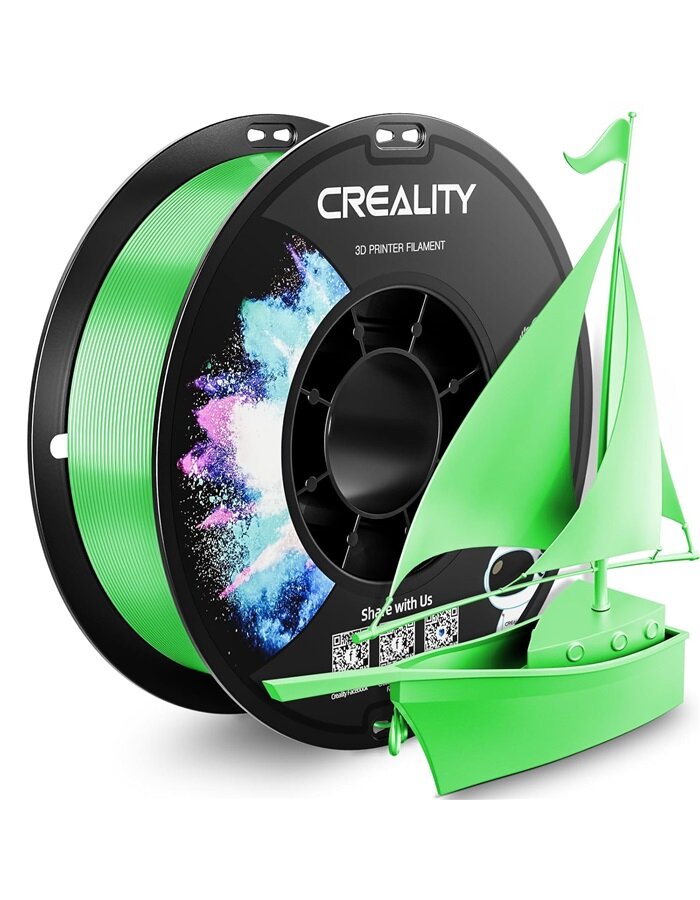 Филамент CREALITY CR-PETG 1.75мм — низкая усадка, химическая стойкость, оригинал без БФА для FDM-принтеров