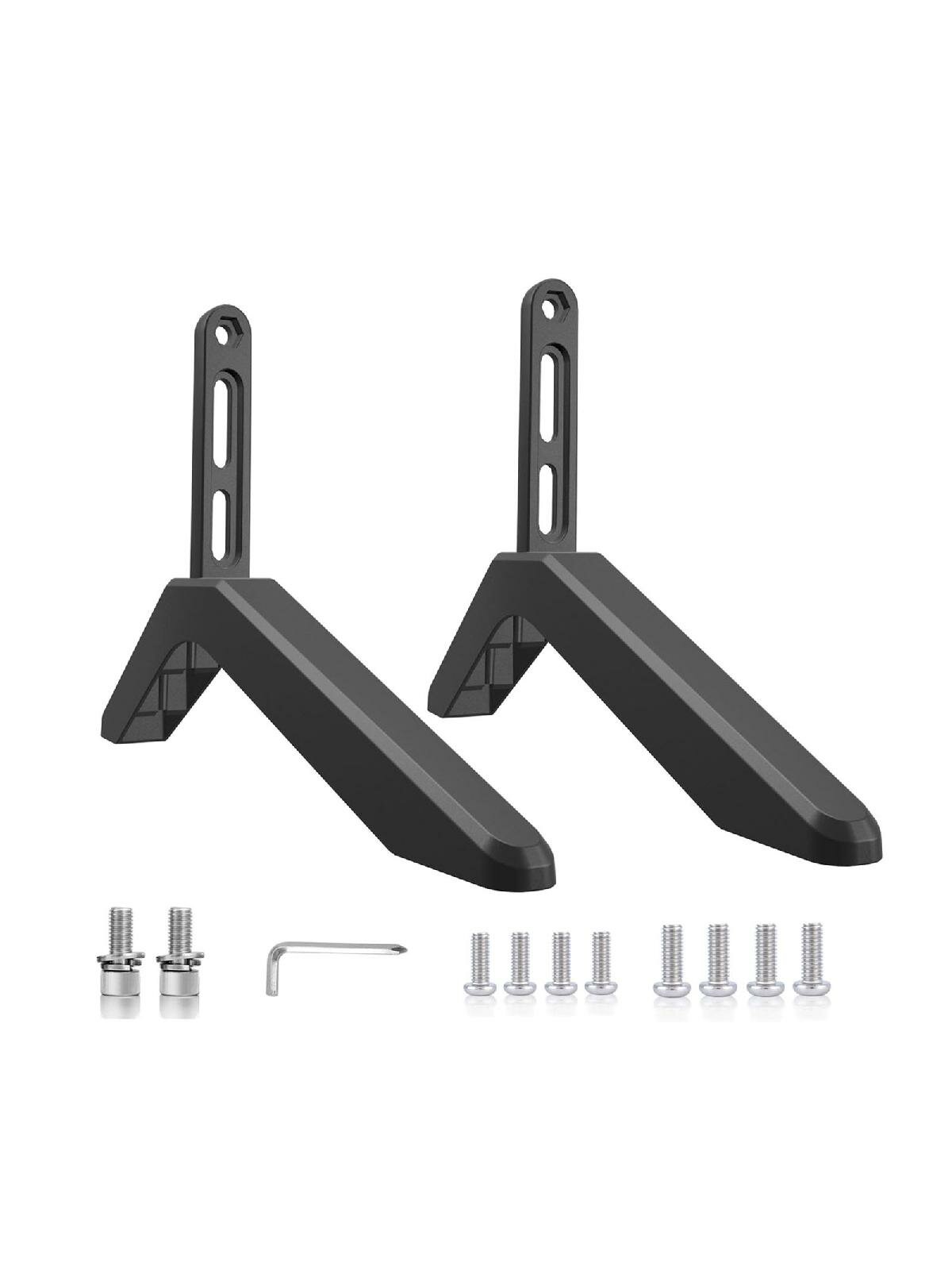 Ножки для пьедестала для телевизора Быстрая установка Настраиваемая высота и ножки для телевизора для просмотра