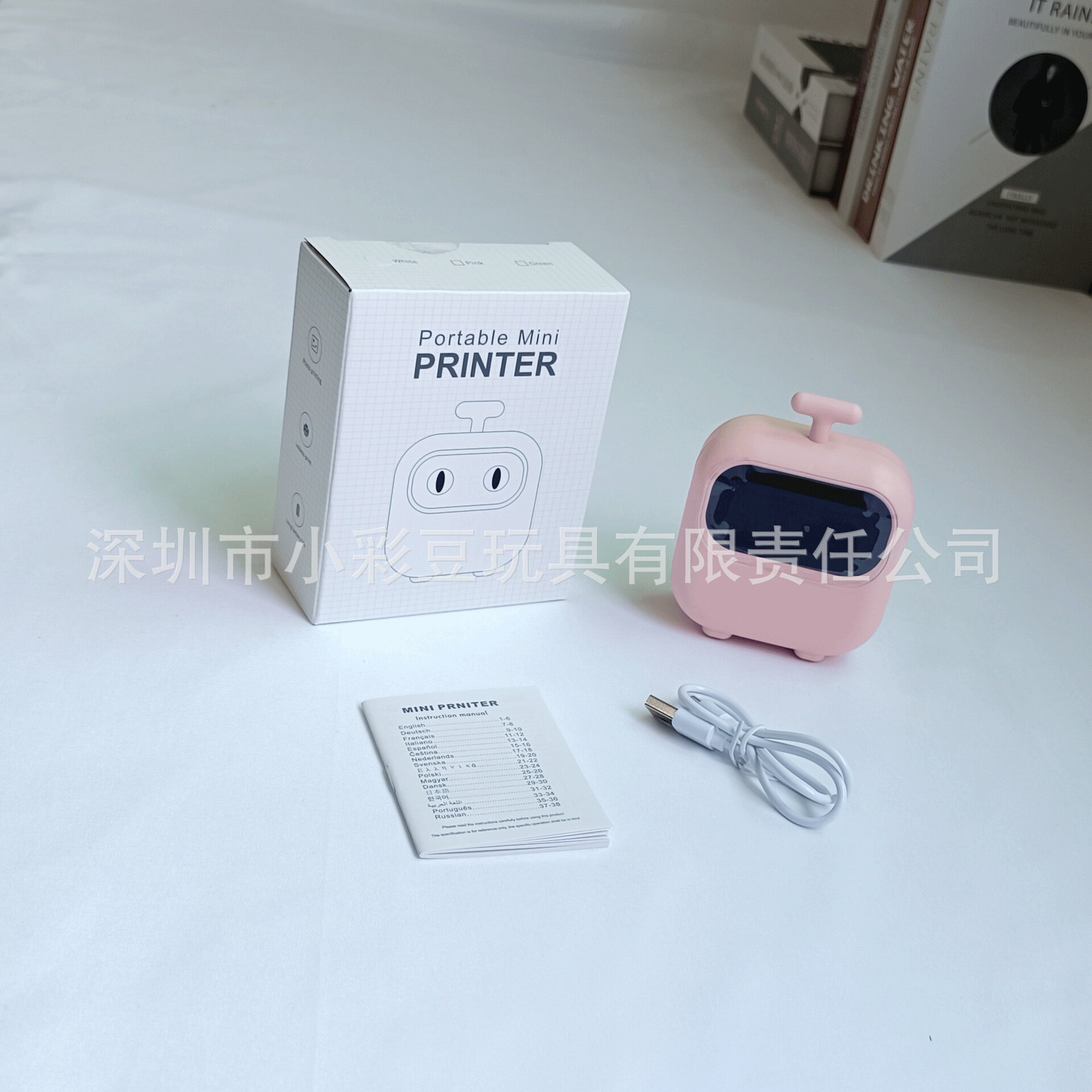 Эксклюзивный мини-фотопринтер для России, подключаемый к мобильному устройству через Bluetooth, портативный маленький термопринтер