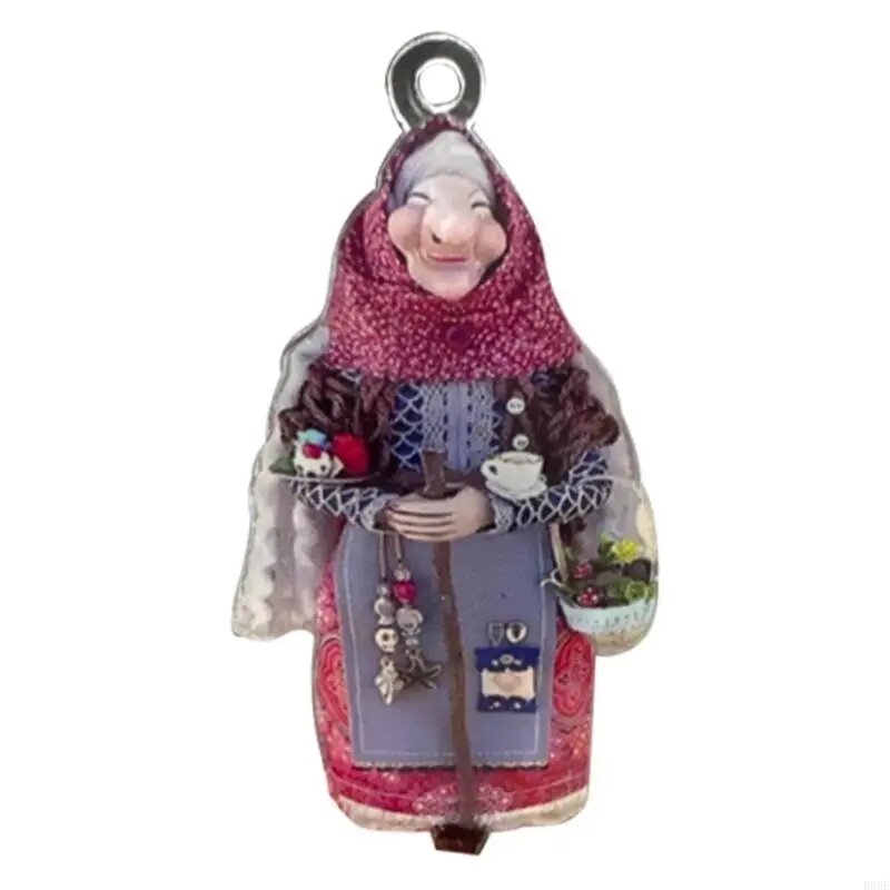 Кухонная кукла-ведьма из вискозы