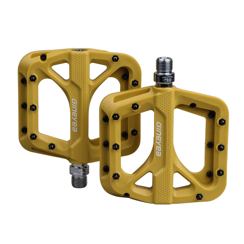 Педали для горного велосипеда Jingye M996, нейлоновые педали с подшипниками, для подъема, внедорожные, противоскользящие, для даунхилла
