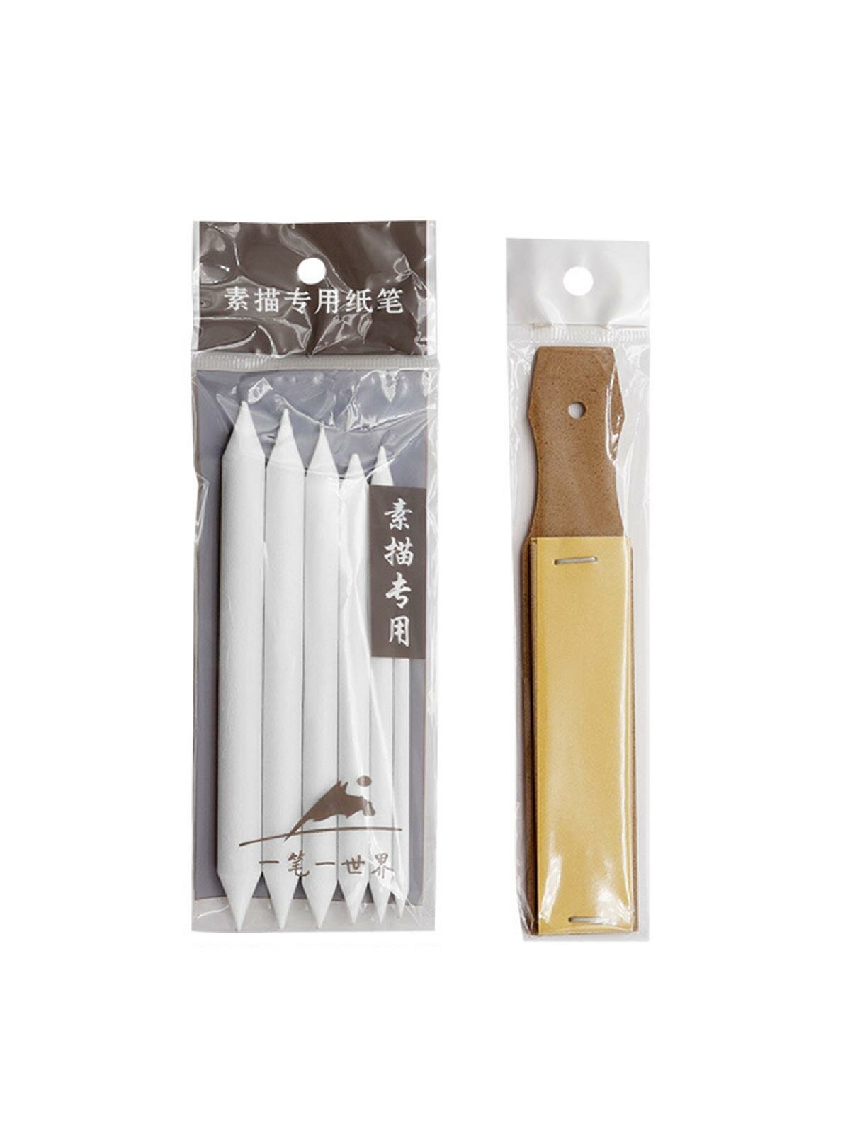 Набор для растушевки тортилий с двумя концами на наждачной бумаге для художника