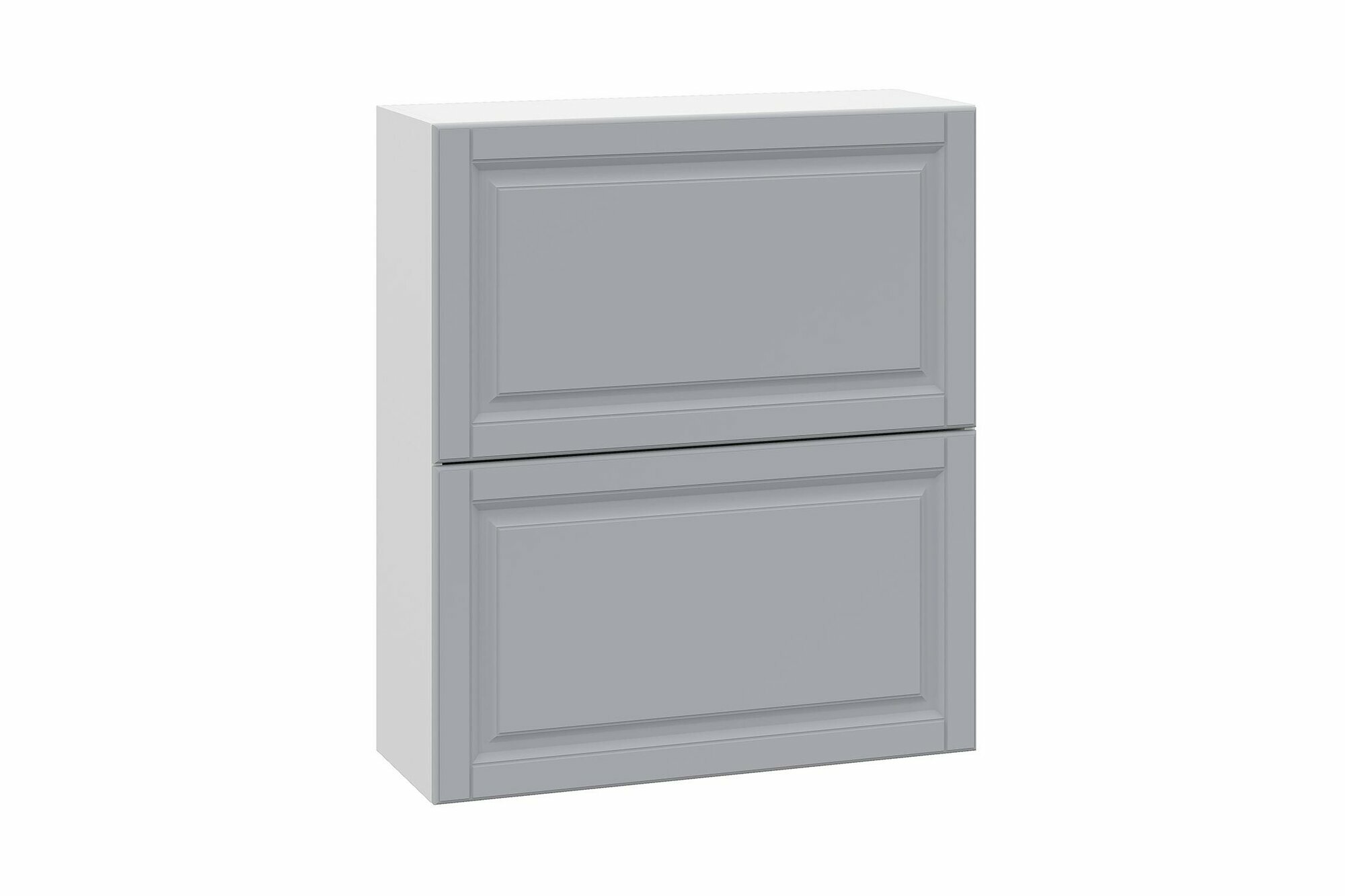 Шкаф верхний высокий барный Нонтон Калеста, 80x29x91 см, Серебряный песок