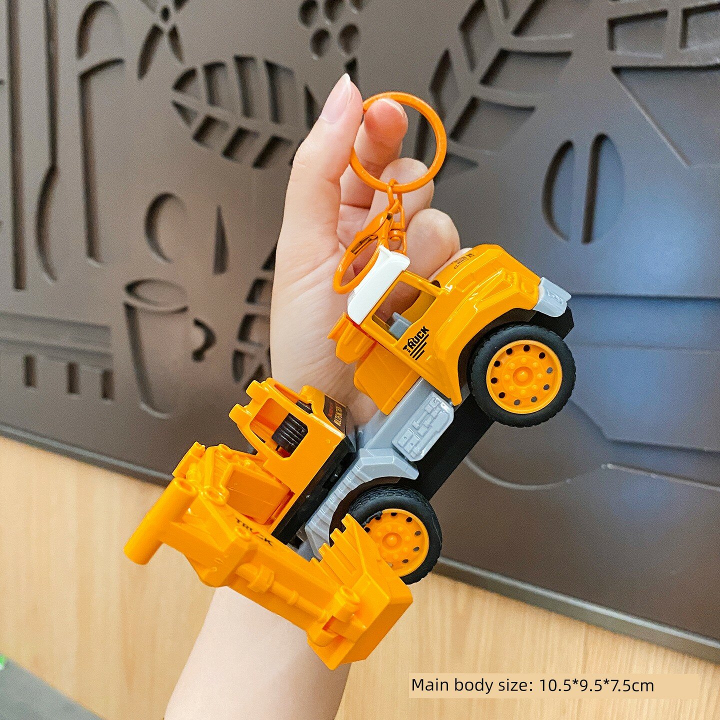 Большой экскаватор для детей, игрушечная ключ-цепочка, подарок для мальчиков, крупный размер