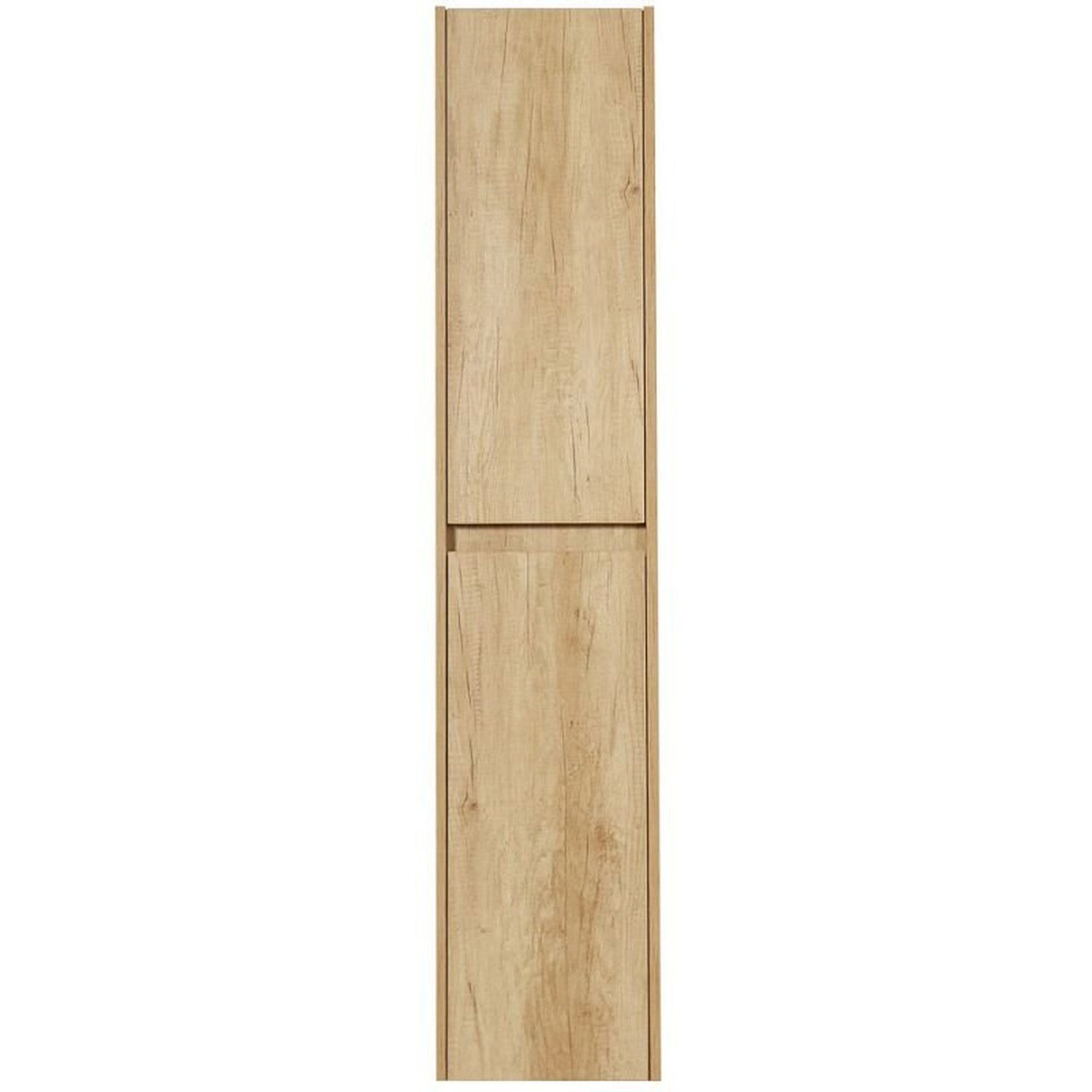 Шкаф подвесной BelBagno (Бельбагно) KRAFT с двумя распашными дверцами с доводчиками с двумя полками левост-й Rovere Nebrasca Natur 330x300x1600 KRAFT-1600-2A-SC-RNN-L