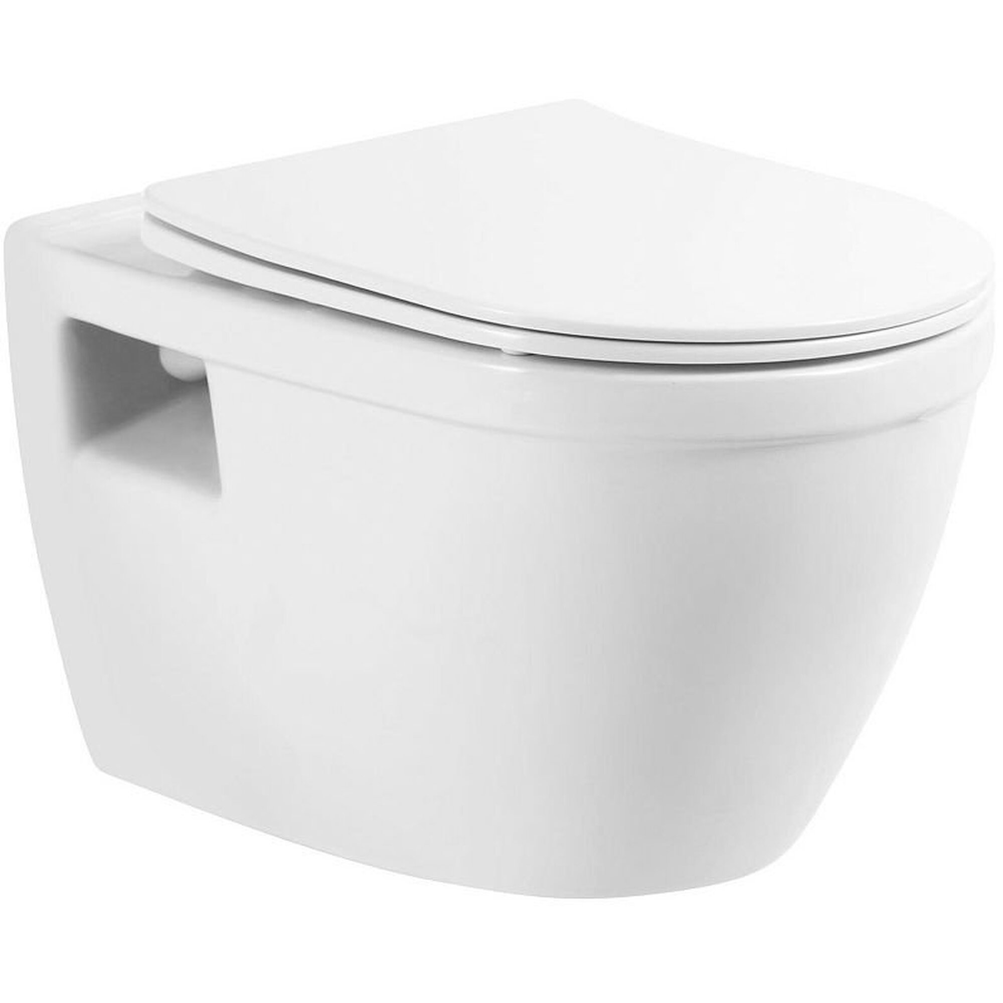 Унитаз подвесной безободковый BelBagno (Бельбагно) с сиденьем LOTO BB070CHR-SC