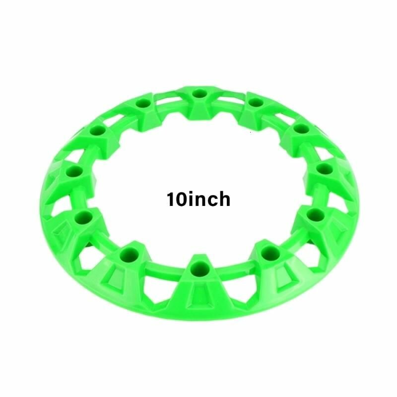 Колпаки для дисков ATV для пляжных автомобилей, Зеленый - 10 дюймов