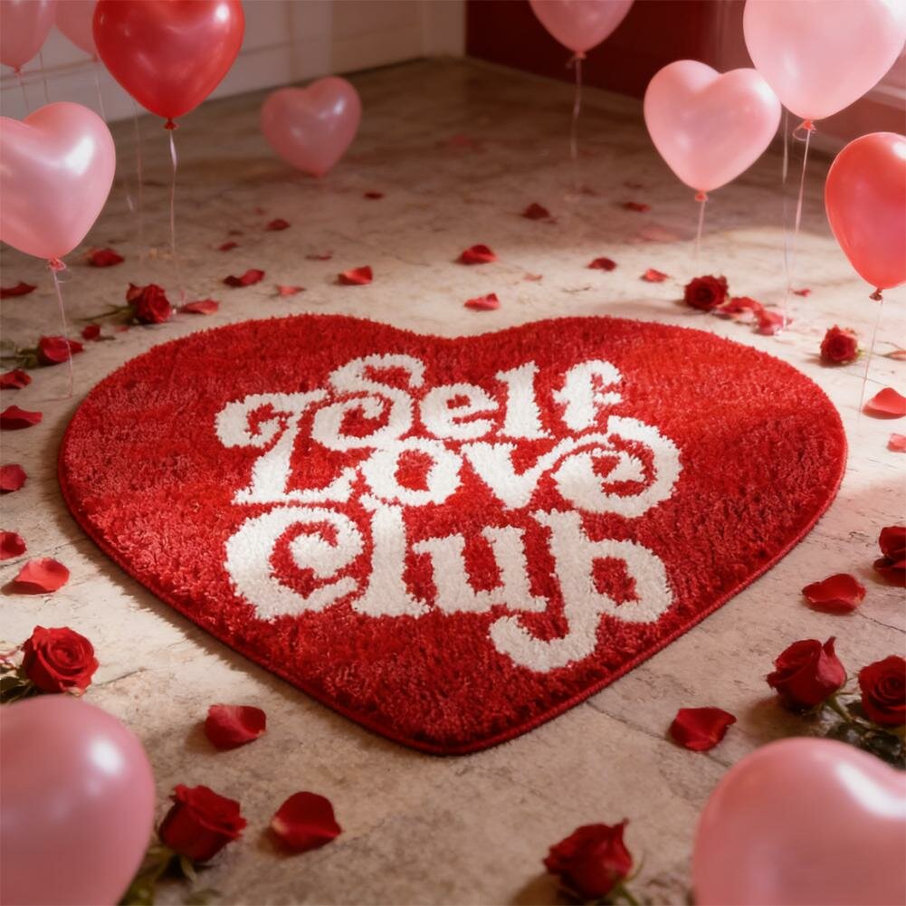 Кашемировый ковер, Сердечный ковер,40*40cm