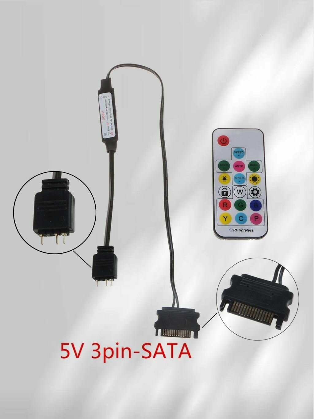 Контроллер SATA RGB для светодиодной ленты, Оранжевый