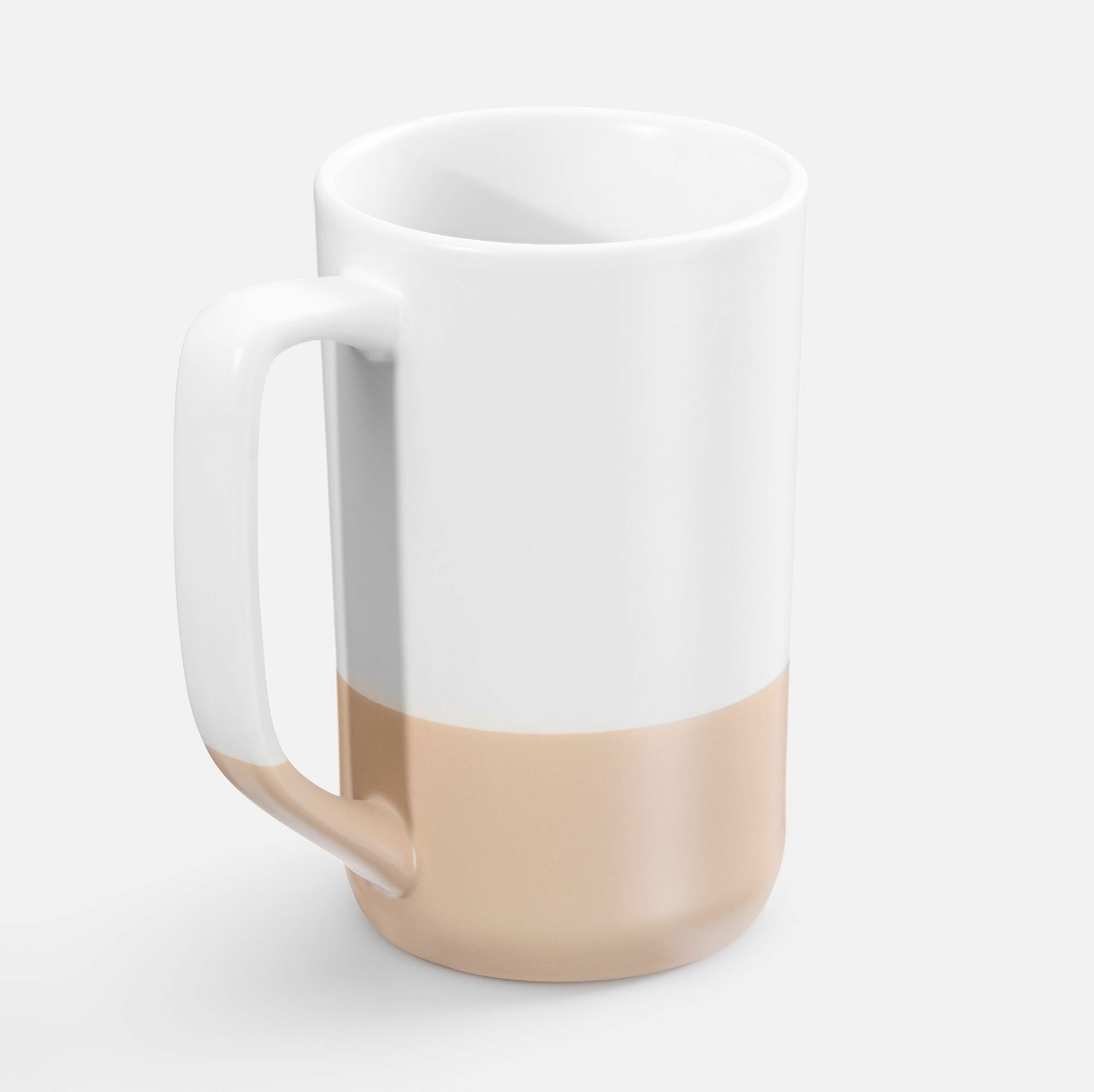 Кружка для чая и кофе чашка для сублимации керамическая 450 мл, Neito, бежевая