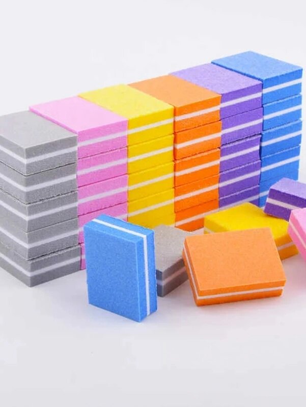 Баф 1,3,4,5,10 шт, бафик, минибафик для ногтей, маникюра и педикюра. Пилка полировщик