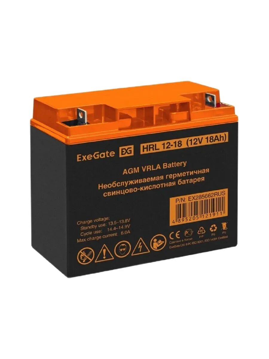 Аккумулятор для ИБП HRL 12-18 12V 18Ah, клеммы F3