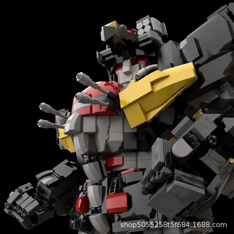 Меха из строительных блоков MOC, мех суперзверя, боевой робот, головоломки и украшения для моделей сложной сборки.