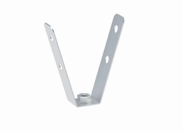 Подвес для профнастила EKF V-образный, с гайкой М8, длина 120 мм