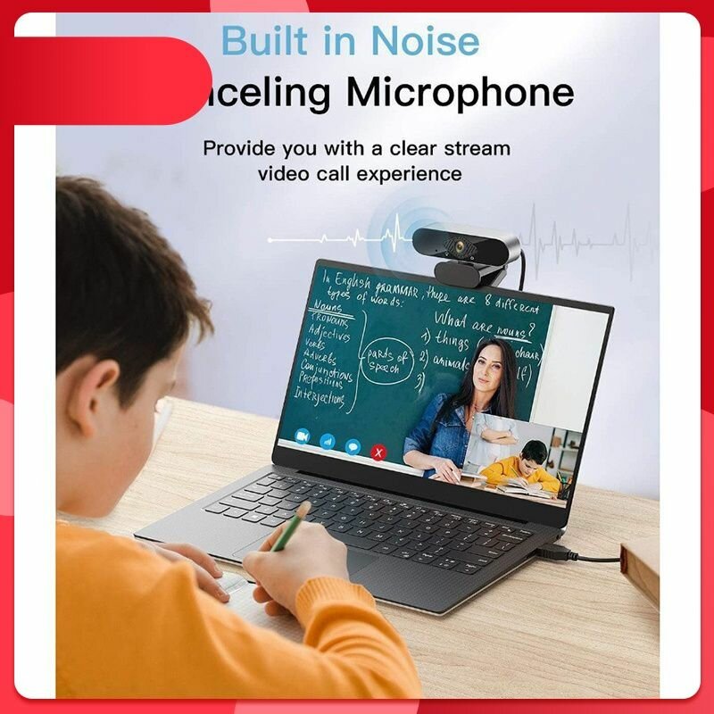 Бестселлер для видеоконференций и стриминга, вебкамера 1080P