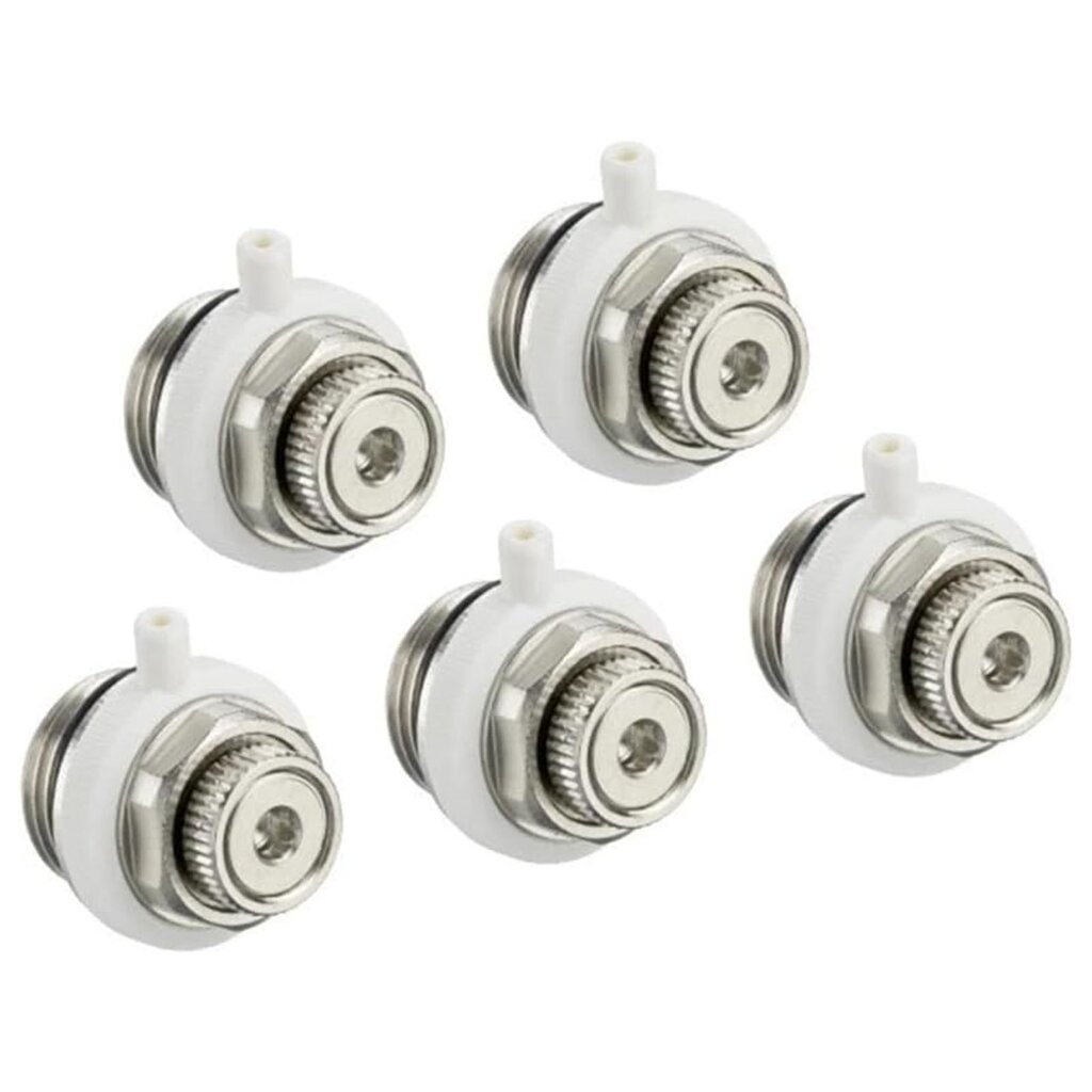 Pack of 5 Automatic Radiator Exhaust Valves Metal Texture for Efficient