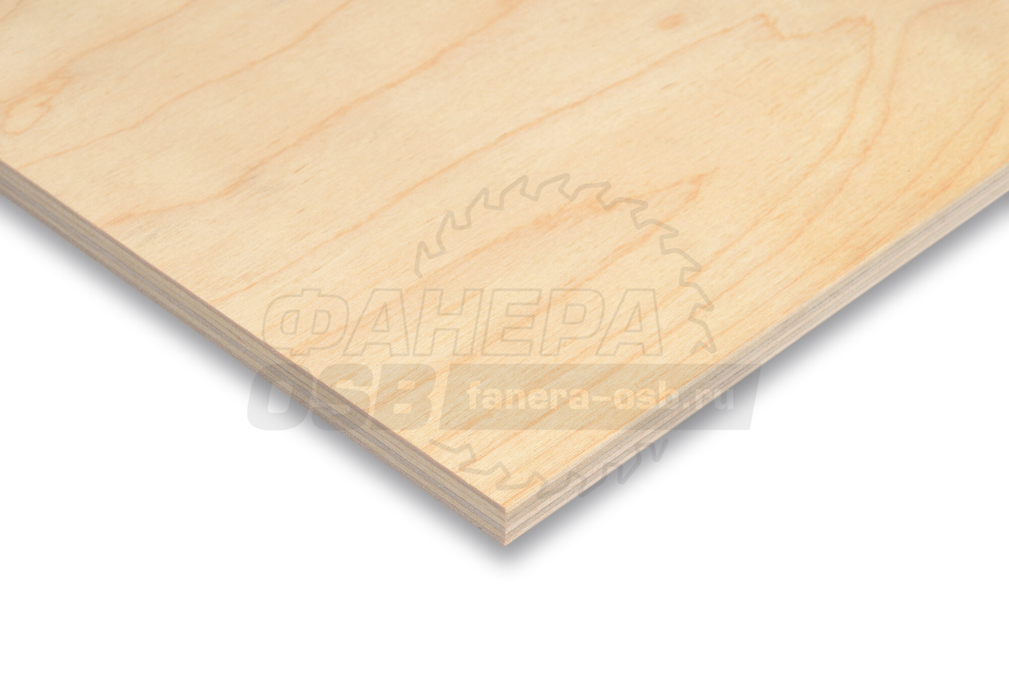 Фанера ФК 8мм 1525х1525мм сорт 2/2 Шлифованная березовая, карбамидная