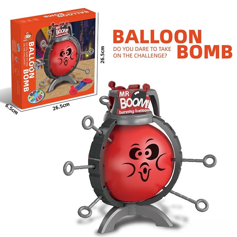 Balloon Bomb, Red-Black-Gift Box