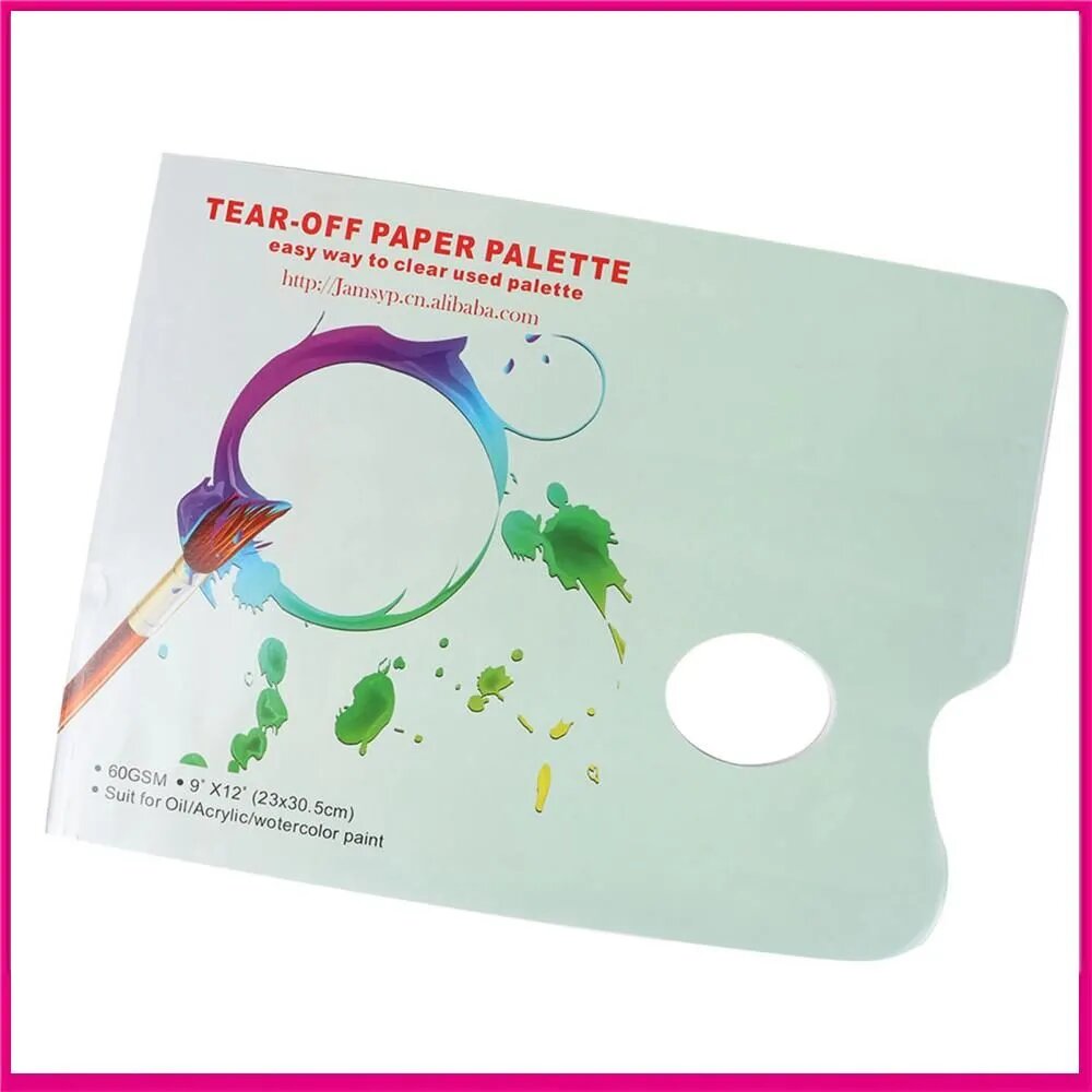 Одноразовая бумажная палитра