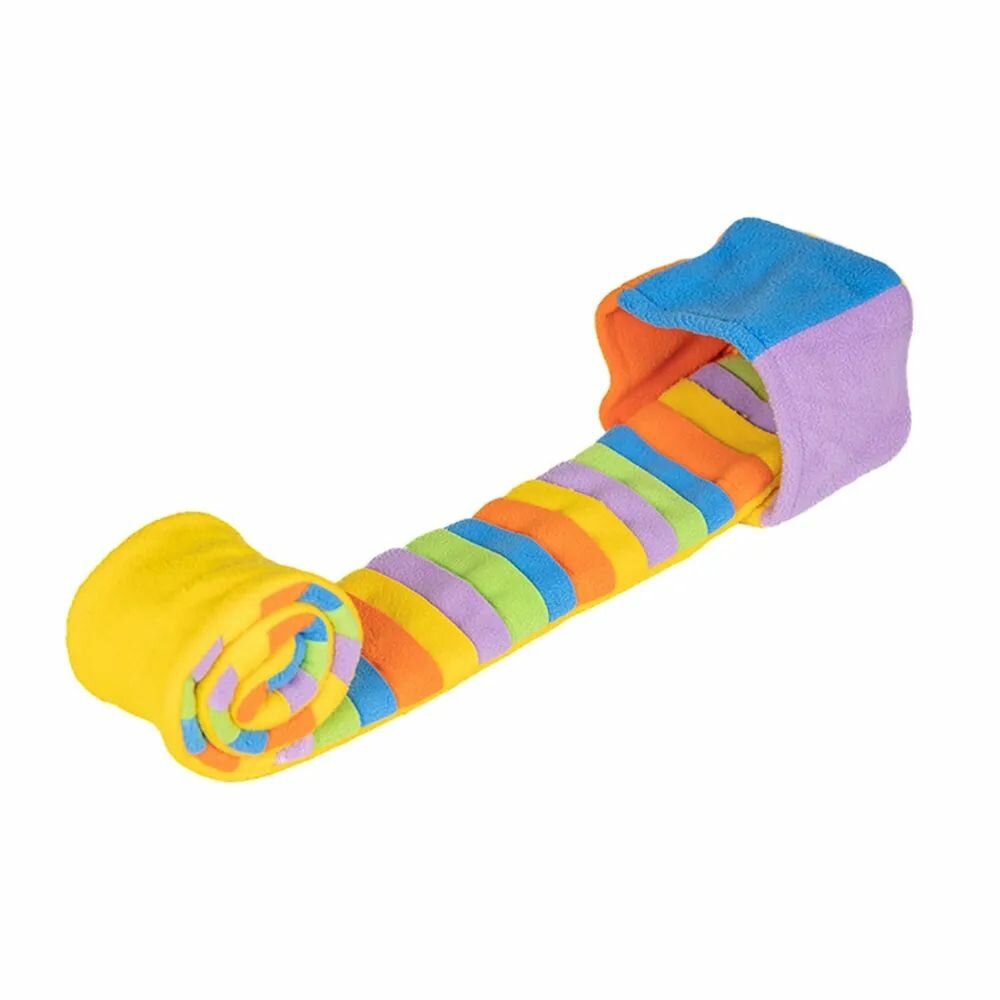 Развивающая игрушка-нюхалка для собак, интерактивный коврик-головоломка для поиска лакомств, портативный, из мягкого флиса, сине-фиолетовый