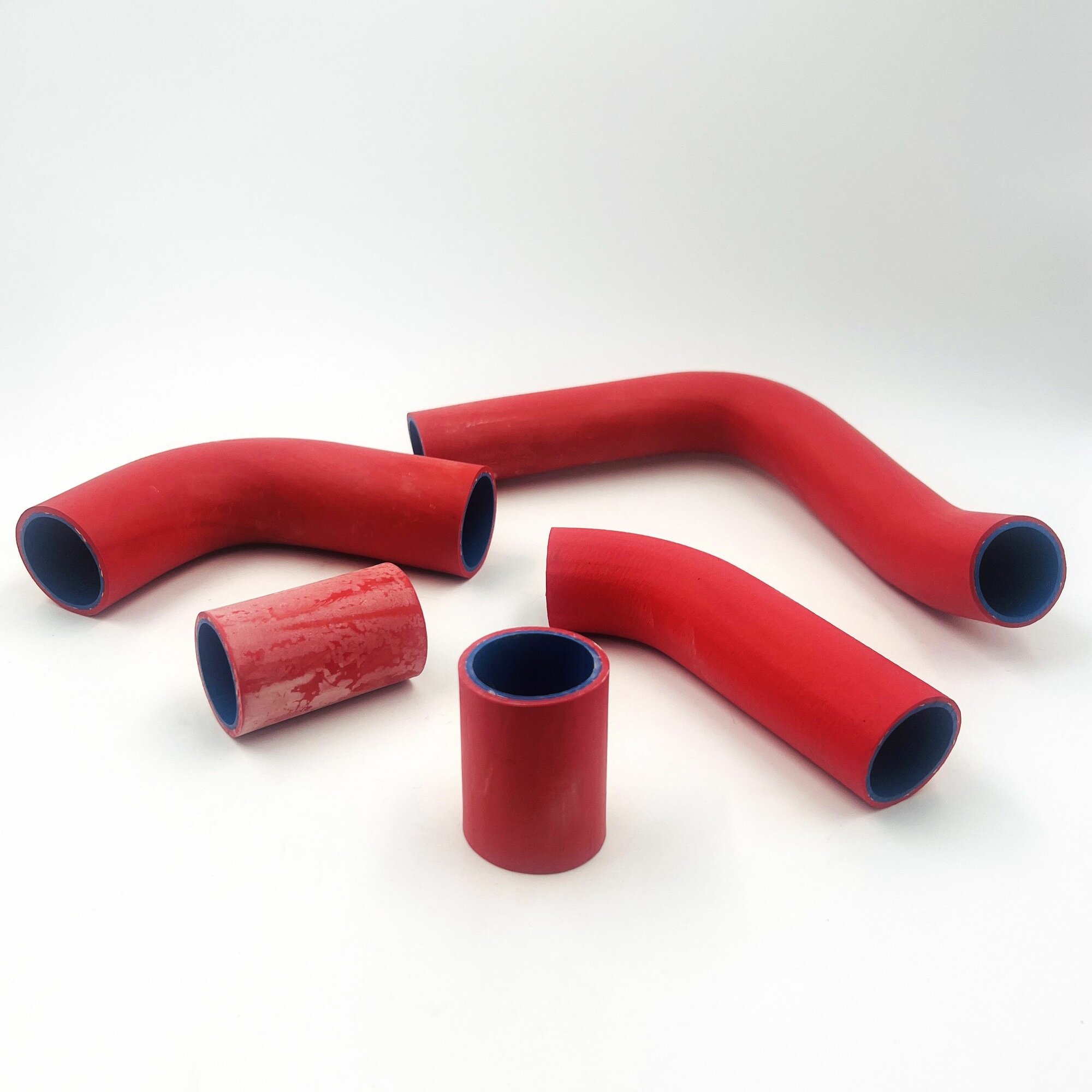 Патрубки радиатора Волга 3110 5 шт силикон