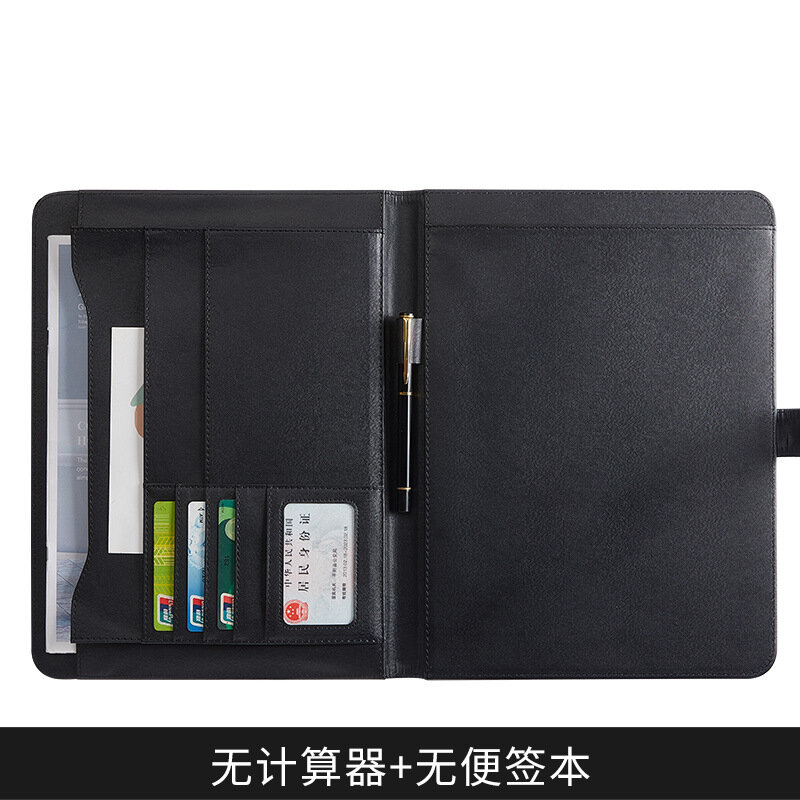 Многофункциональная папка для документов A4, бизнес-папка для контрактов, папка для переговоров, папка менеджера из PU с индивидуальным логотипом