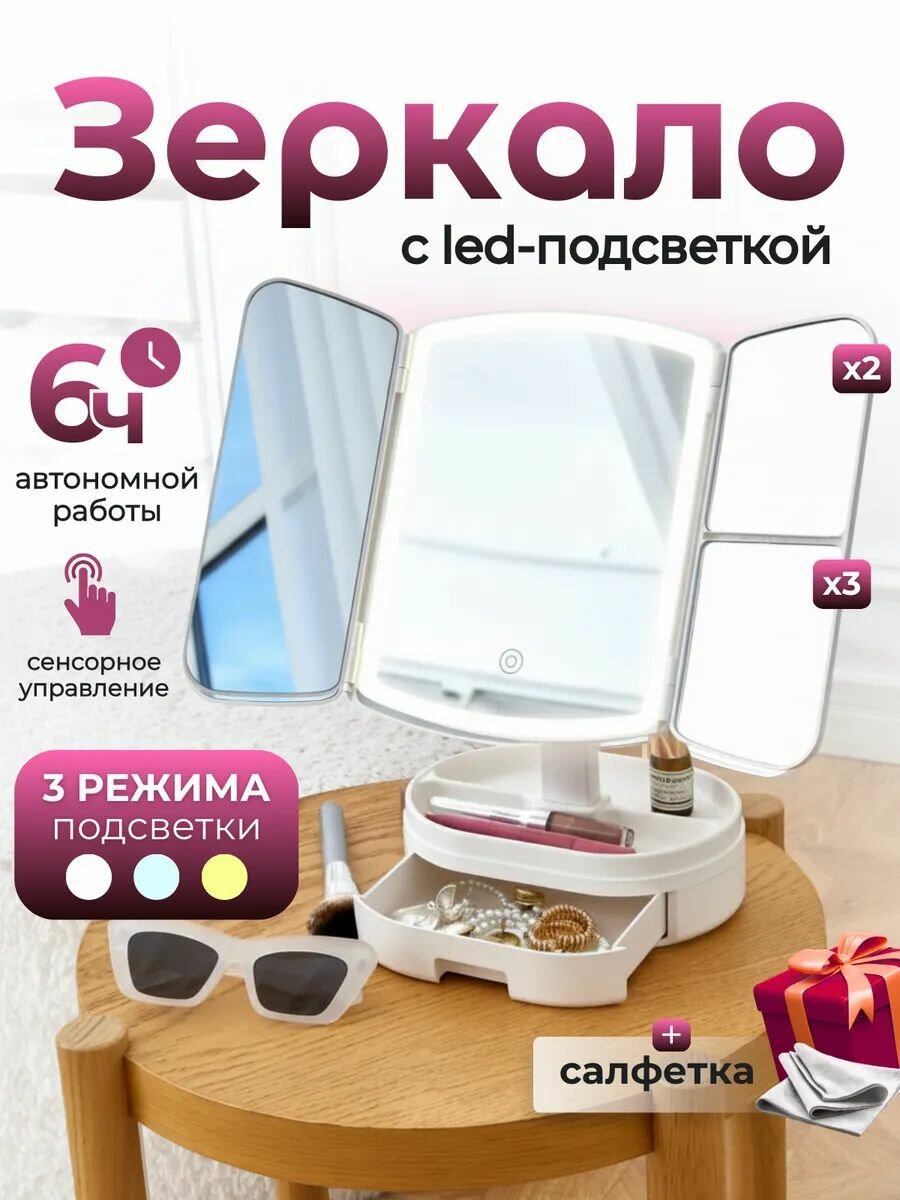 IKEA Зеркало косметическое, 1 шт
