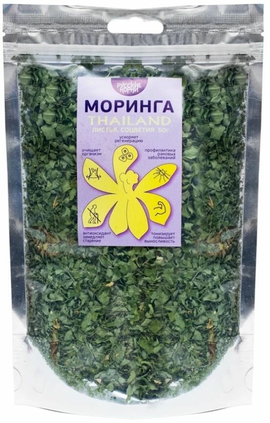 Русские корни/ Моринга лист и соцветия 50 гр
