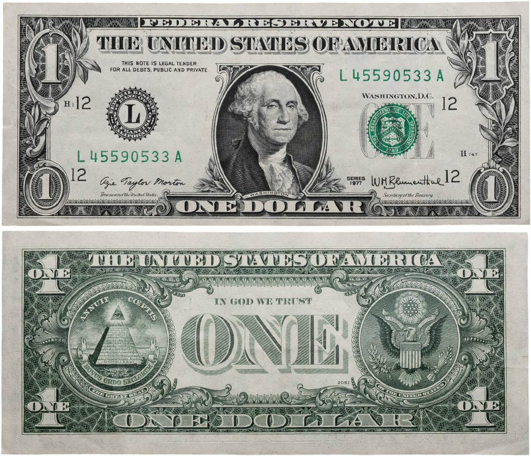 США 1 доллар 1977 год Pick 462а L-Сан Франциско