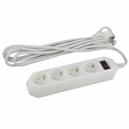 Сетевой фильтр ЭРА USF-M-4es-1.5m-W белый Б0019741