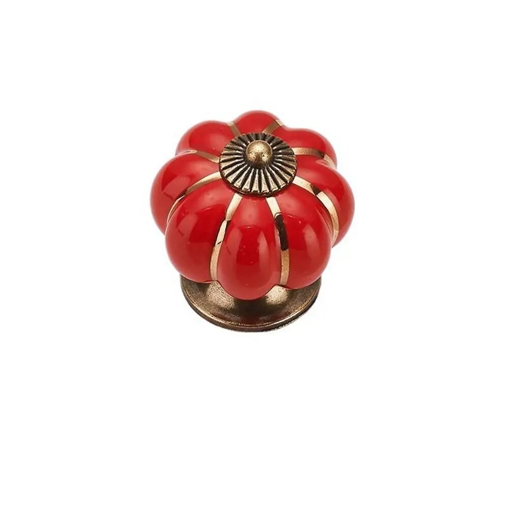 Керамическая ручка Red, бронзовая основа