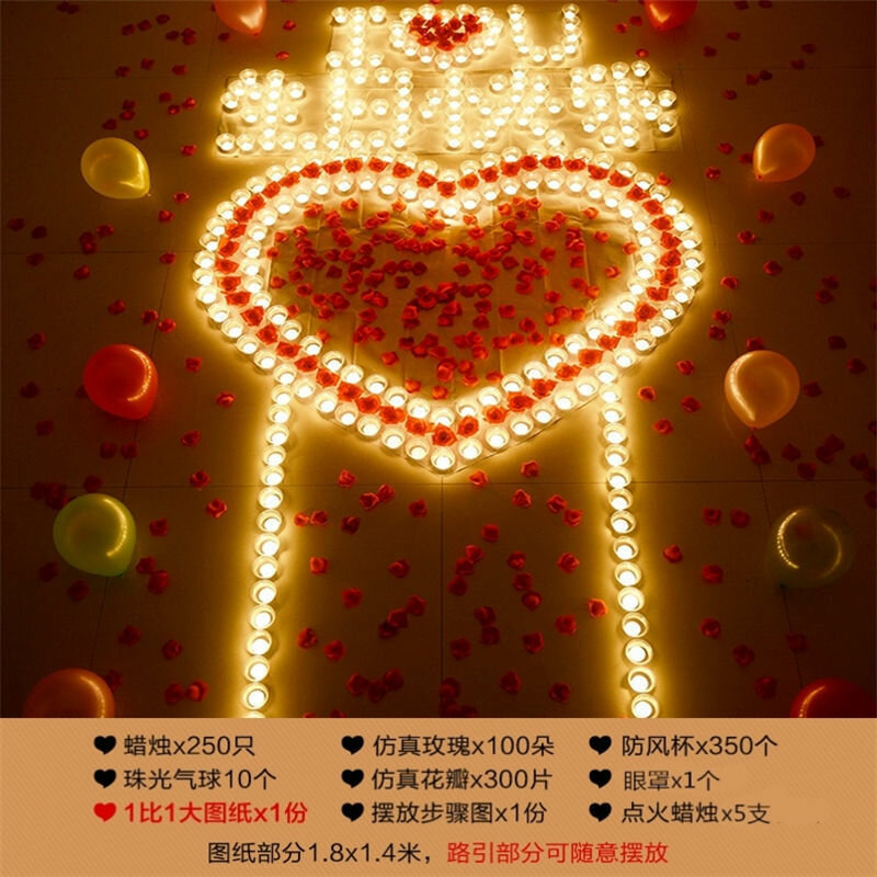 Китайская свеча на День святого Валентина, романтическое предложение на день рождения, ароматерапия, электронное освещение, декоративная креативная сцена, оптовая продажа