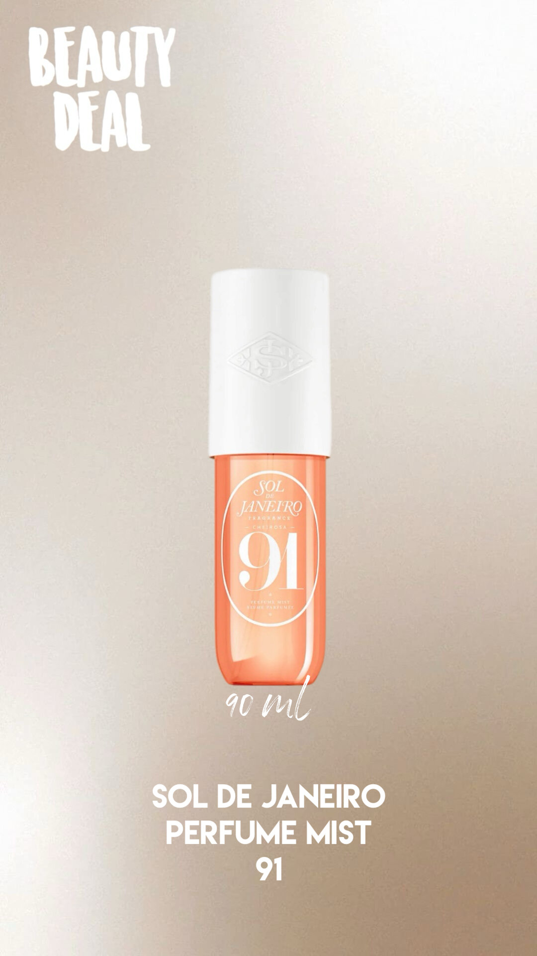 Sol de Janeiro, cheirosa 91, парфюмированный мист для тела, 90 мл