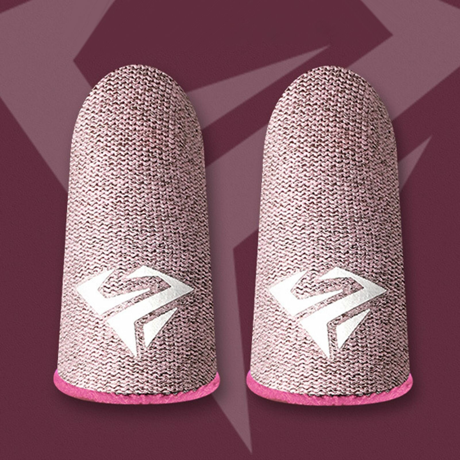 Напальчники для игр с логотипом PUBG (пабг), зеленые полоски, аксессуар для геймпада/игр на телефоне, геймерские, тканевые, для PUBG, сенсорные/игровые, 1 Пара.