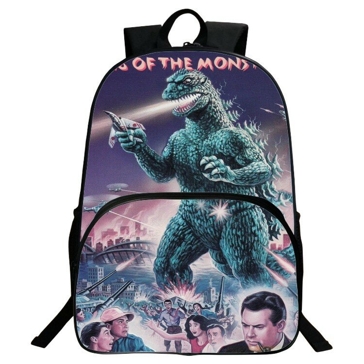 2026 Годзилла 2 Рюкзак Король Монстров Школьный Рюкзак для Студентов Годзилла Мультфильм Детский Рюкзак Легкий
