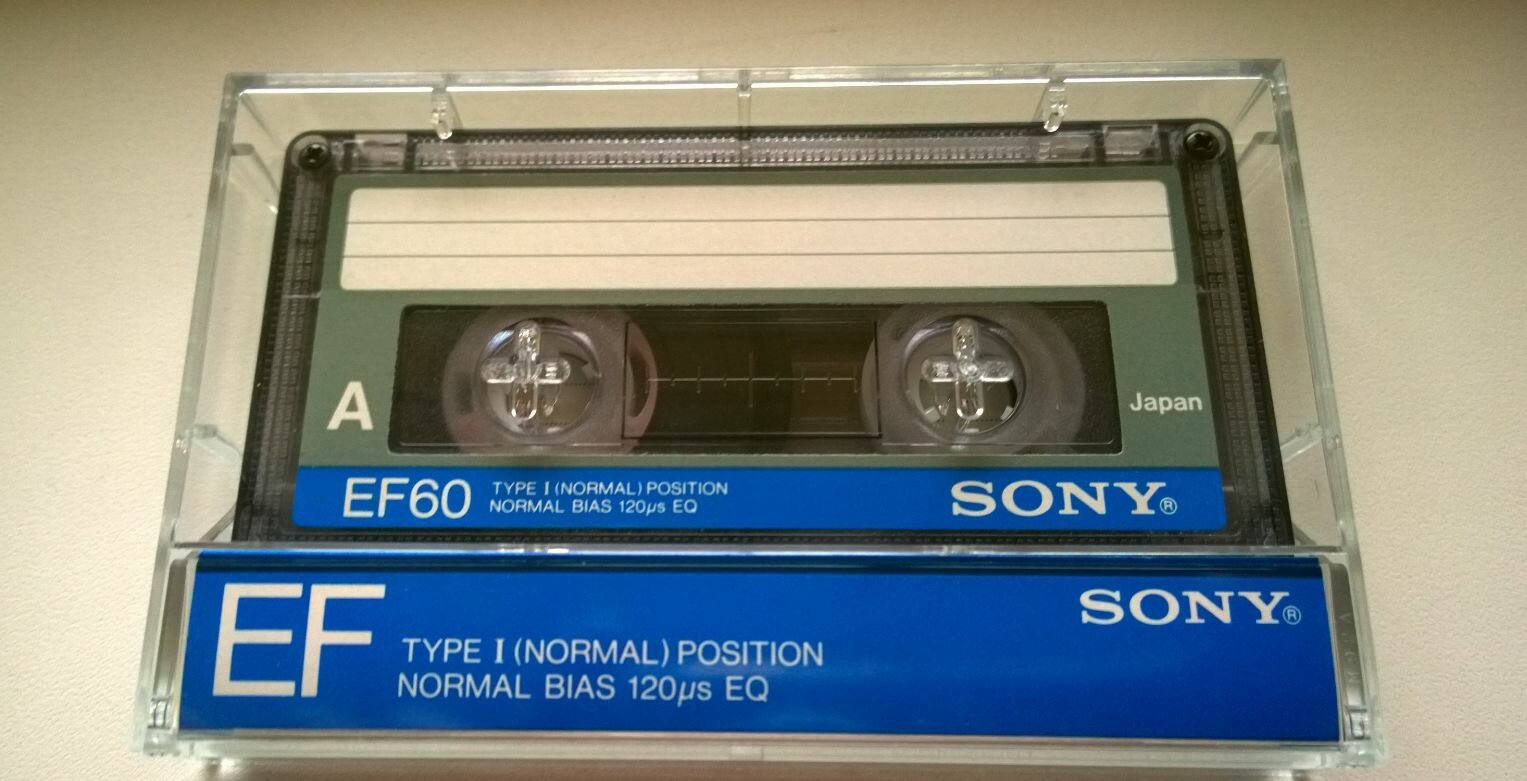Аудиокассета SONY EF 60 Made in Japan
