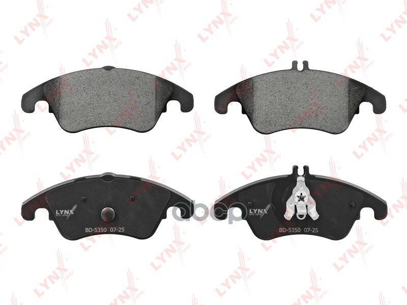 Колодки тормозные передние MERCEDES-BENZ C250-350(W204) 07-14 / CLS220d-400(C218) 11-17 / E220-400(W212) 11-16 / SLC180-300(R172) 16> / SLK200-350(R172 11> LYNXauto арт. BD-5350
