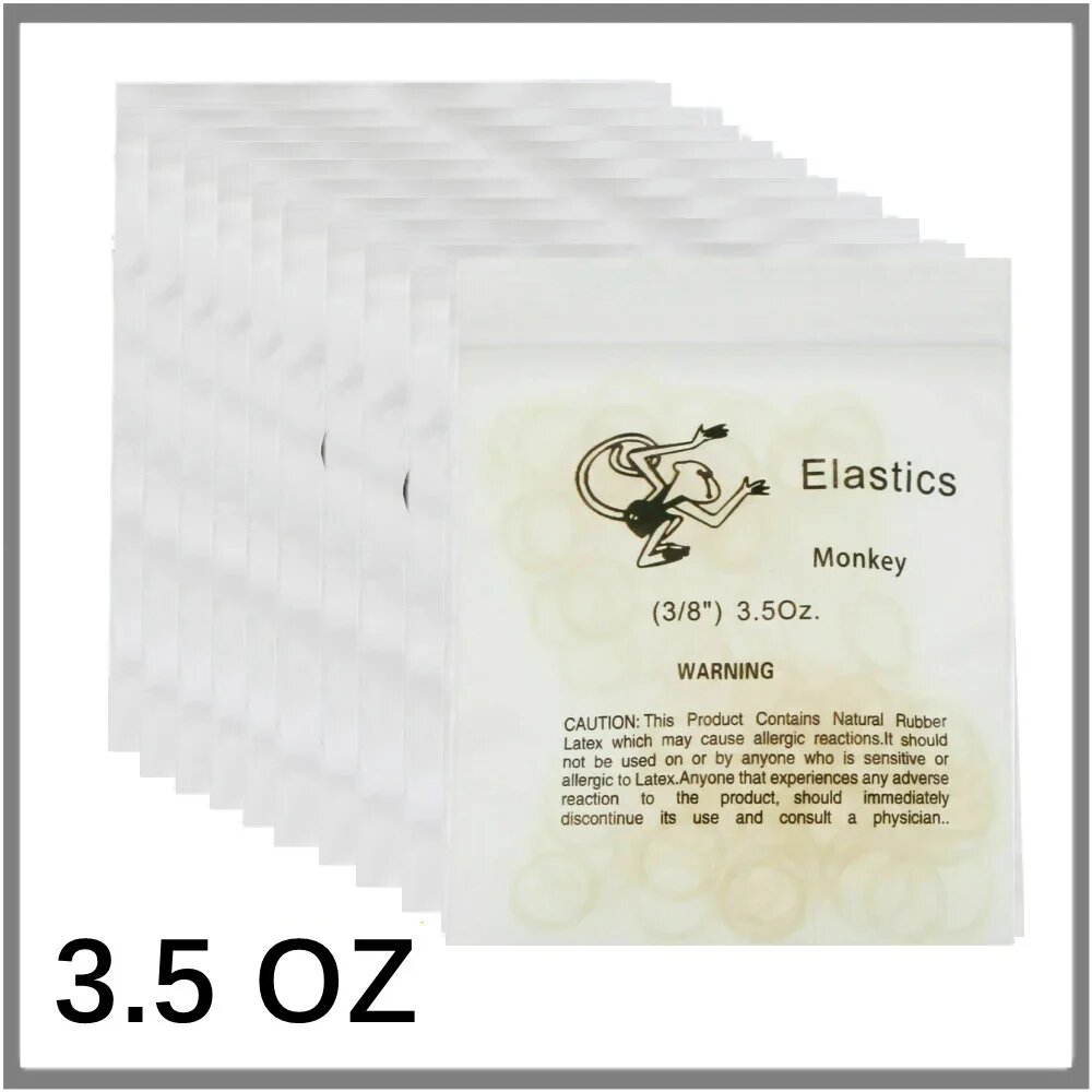 1000 шт, стоматологические ортодонтические эластичные резинки для брекетов для зубов, 3.5oz Monkey