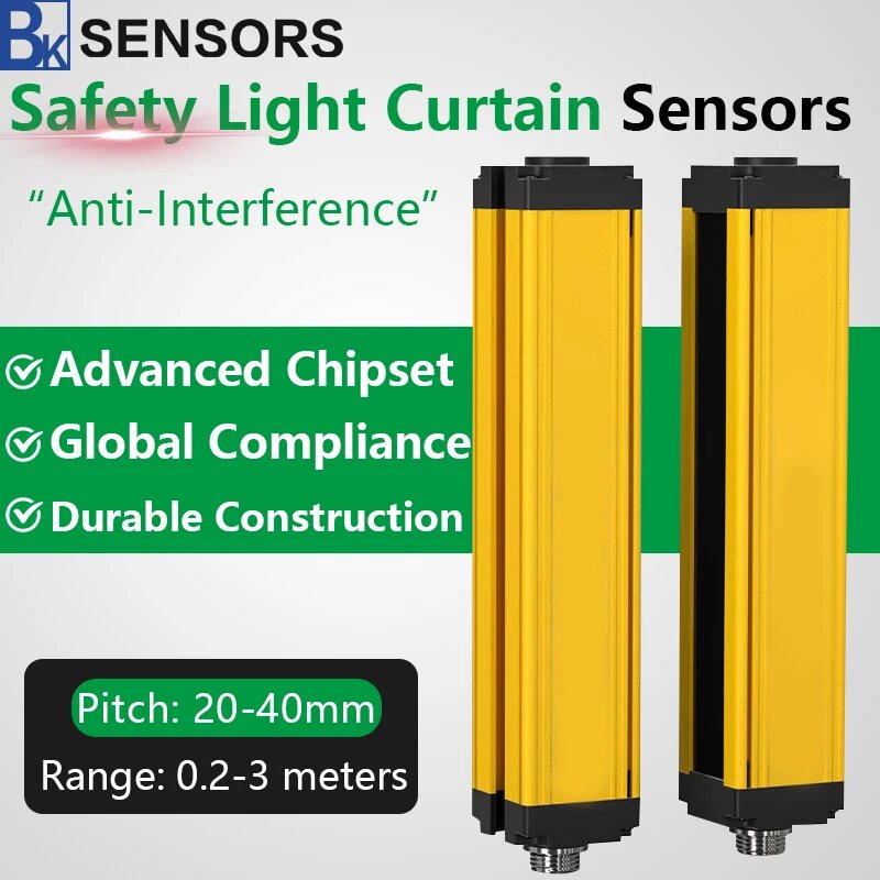 Промышленный инфракрасный барьер безопасности BK Pitch 40 mm, 24
