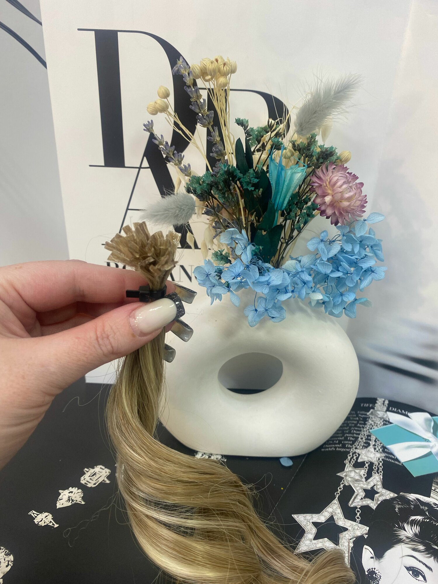 Биопротеиновые волосы на капсулах для наращивания