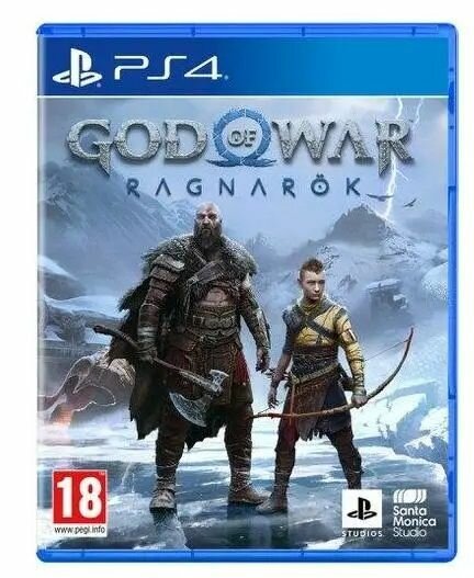 Игра God of War: Ragnarok. Издание на диске. Русская версия на ps4/ps5.