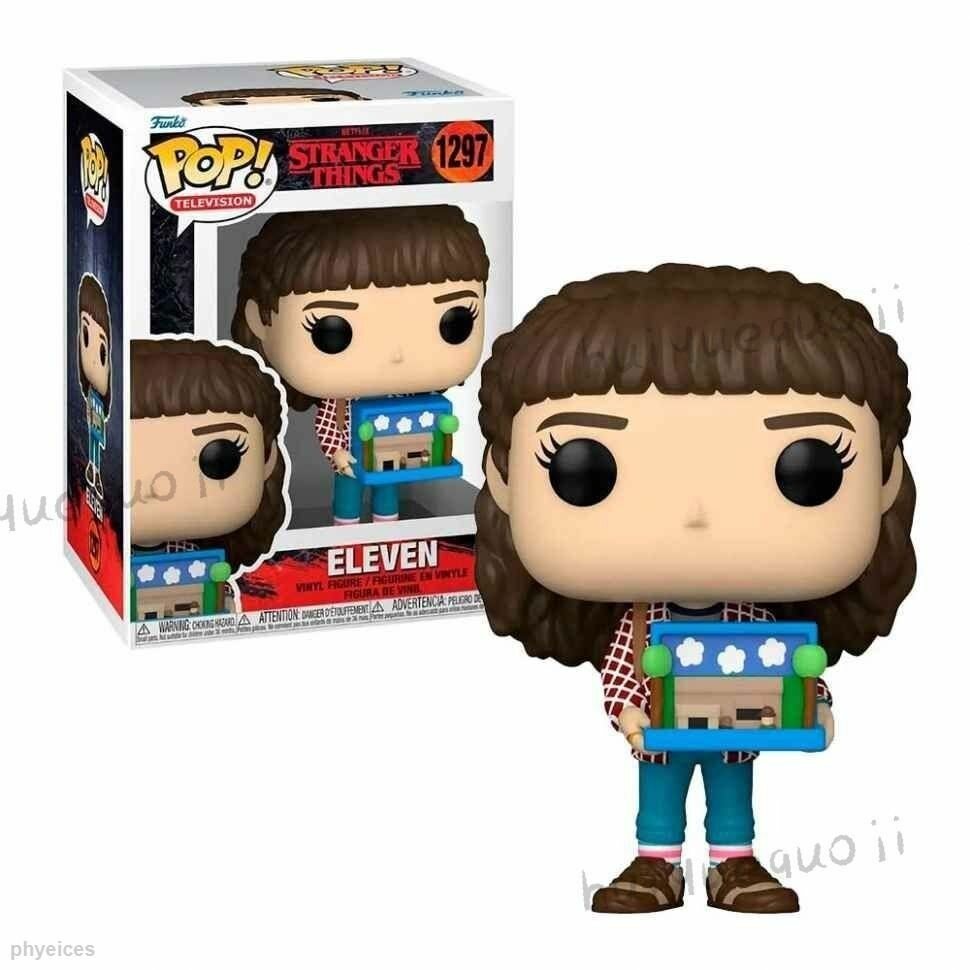 Коллекционная фигурка Элевен Одиннадцать с диорамой Eleven with Diorama из сериала Очень странные дела Stranger Things 1297