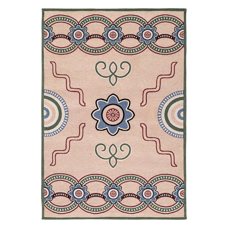 Ковер 120х180 см по мотивам эвенских орнаментов прикроватный Cultural Heritage Tkano TK24-DR0022